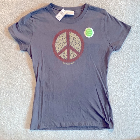 Disney | Tops | Walt Disney Peace Sign Tshirt | Poshmark